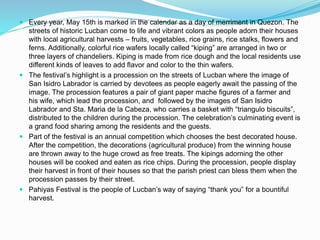 Pahiyas festival!! For World | PPT