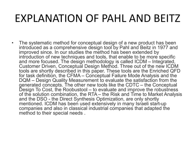 PAHL AND BEITZ | PPTX