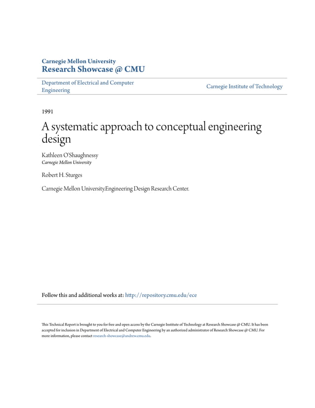 Pahl and Beitz model systematic approach to conceptual engineering ...