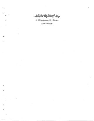 Pahl and Beitz model systematic approach to conceptual engineering | PDF
