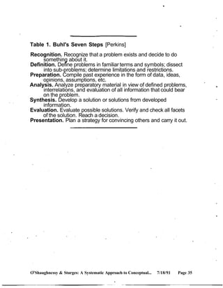 Pahl and Beitz model systematic approach to conceptual engineering | PDF