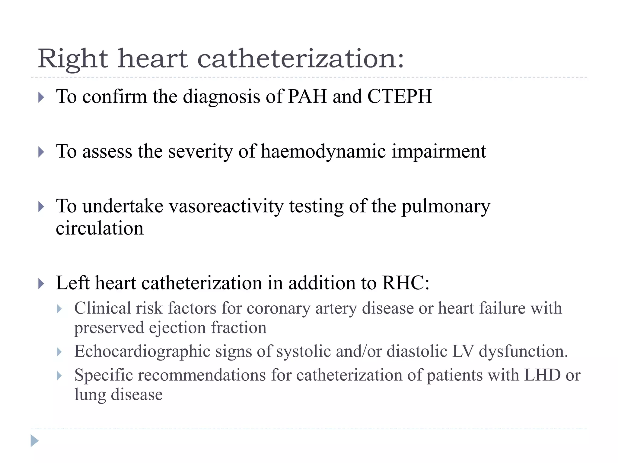 Pah management | PPTX