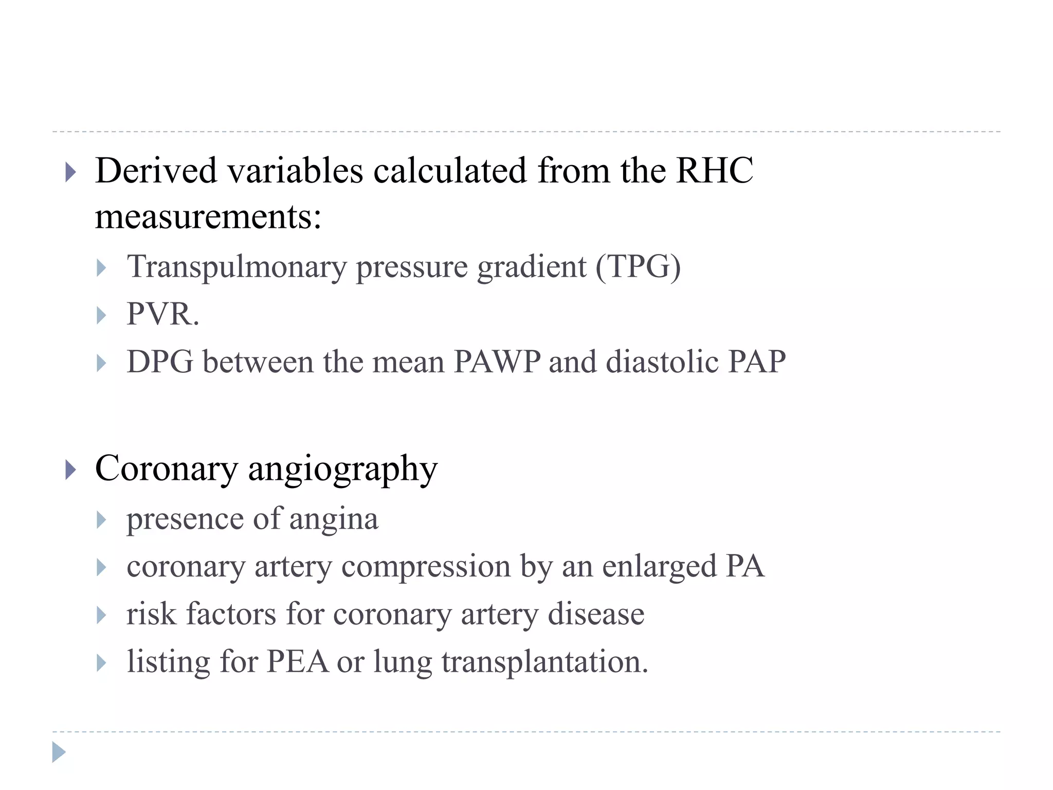 Pah management | PPTX