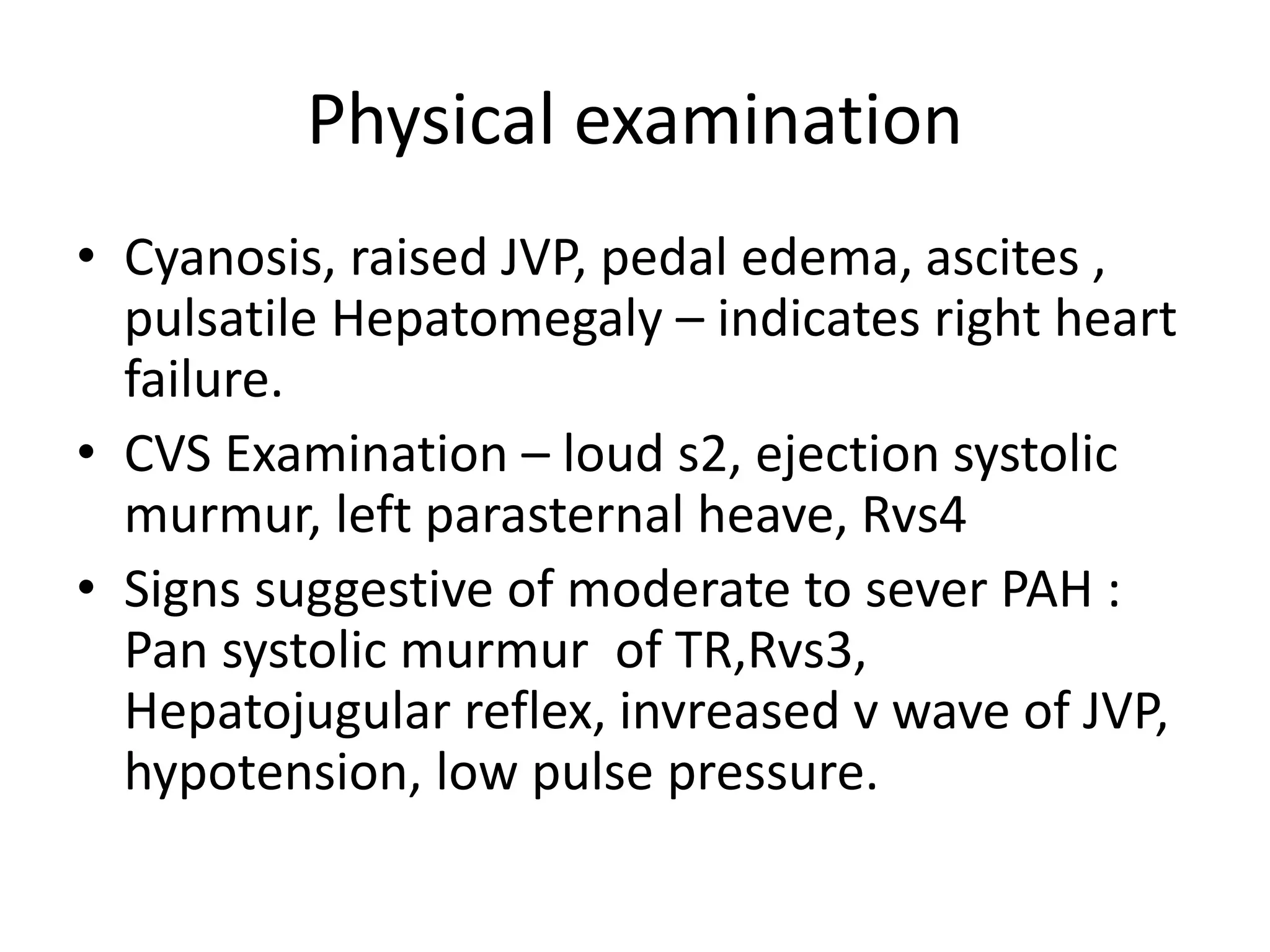 Pulmonary artery Hypertension | PPTX