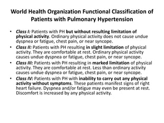 Pulmonary artery Hypertension | PPTX