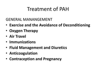 Pulmonary artery Hypertension | PPTX