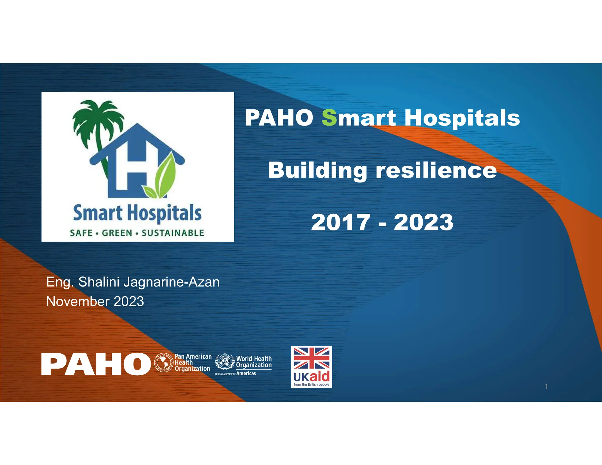 PAHO Smart Hospitals Toolkit to Build Resilience in the Health ...