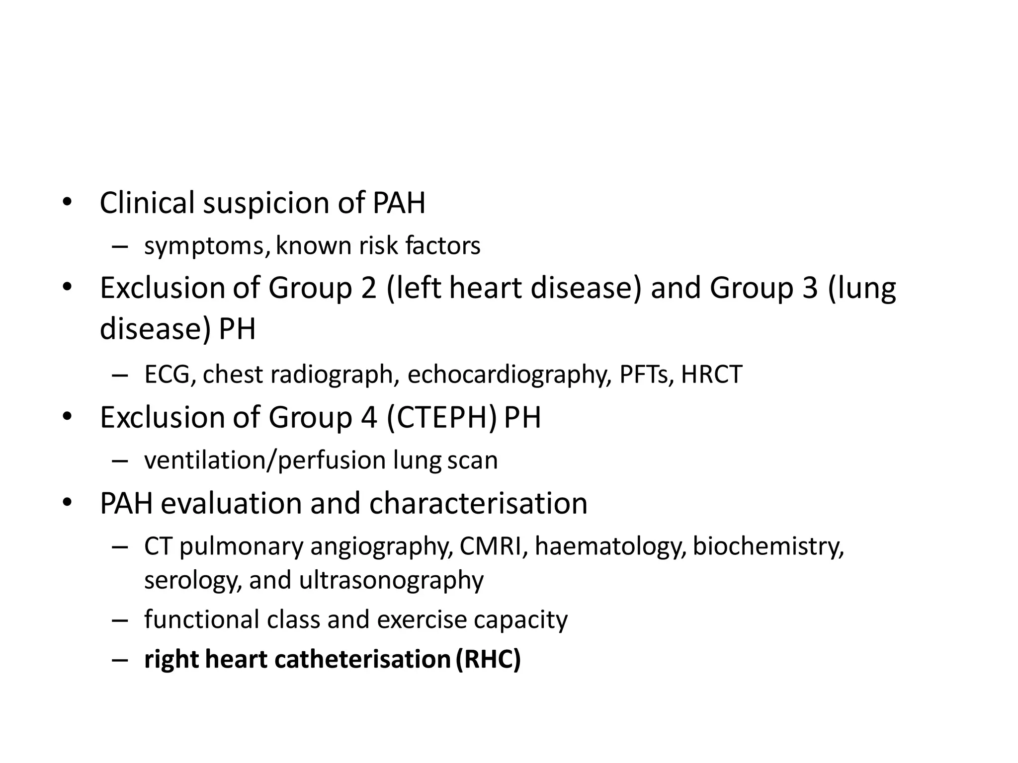 PAH ppt , causes of pah classification and management | PPT