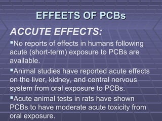 PCBs and PAHs | PPT