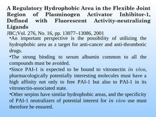 Pai 1 inhibitors | PPT