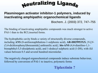 Pai 1 inhibitors | PPT