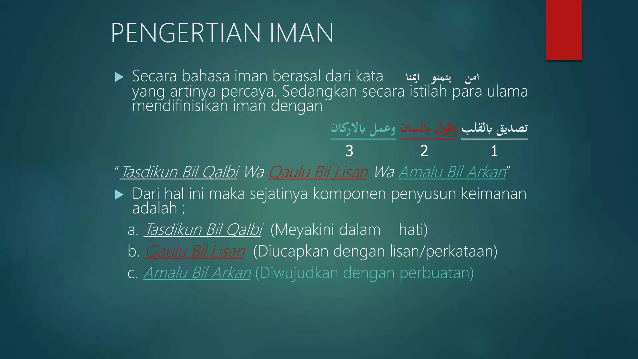 Iman dan Taqwa dalam Islam | PPTX
