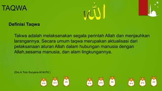 Iman dan Taqwa dalam Islam | PPTX