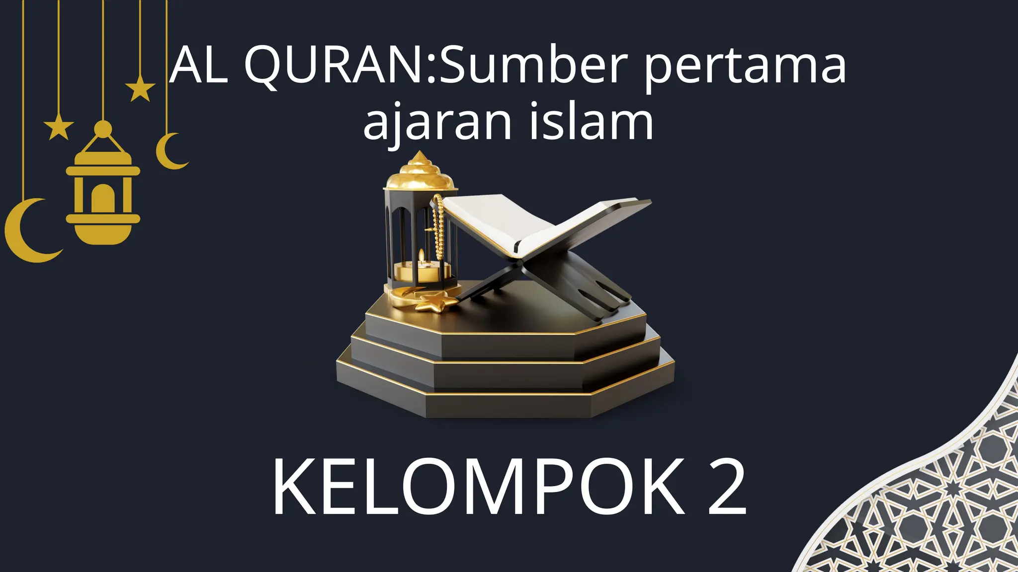 AL QURAN:Sumber pertama ajaran islam .pptx