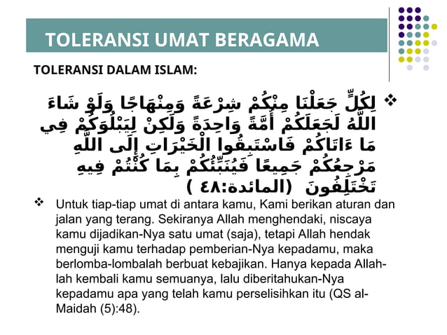 pai-9toleransi-beragama DALAM KEHIDUPAN BERNEGARA.ppt