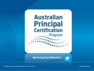 Australian Principal Cerification | PPT