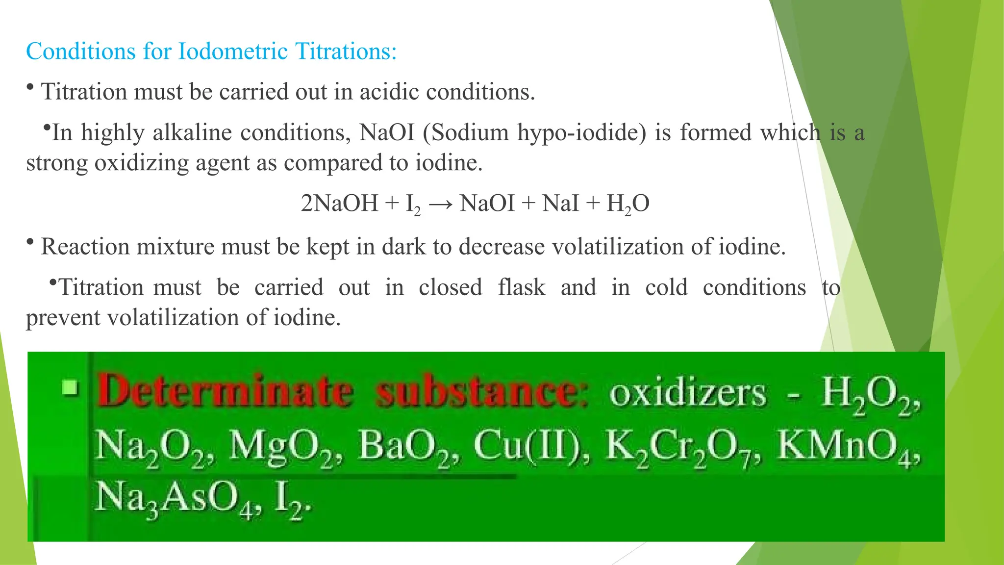 PA I - Redox Titration Pharmaceutical analysis | PPTX