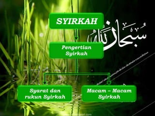 power poin syirkah | PPTX