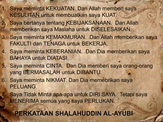 Biografi Al-Fathi dan Al-Ayubi | PPTX