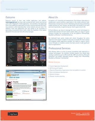 Mobile Development - Magamall | Magazine Newsstand | PDF