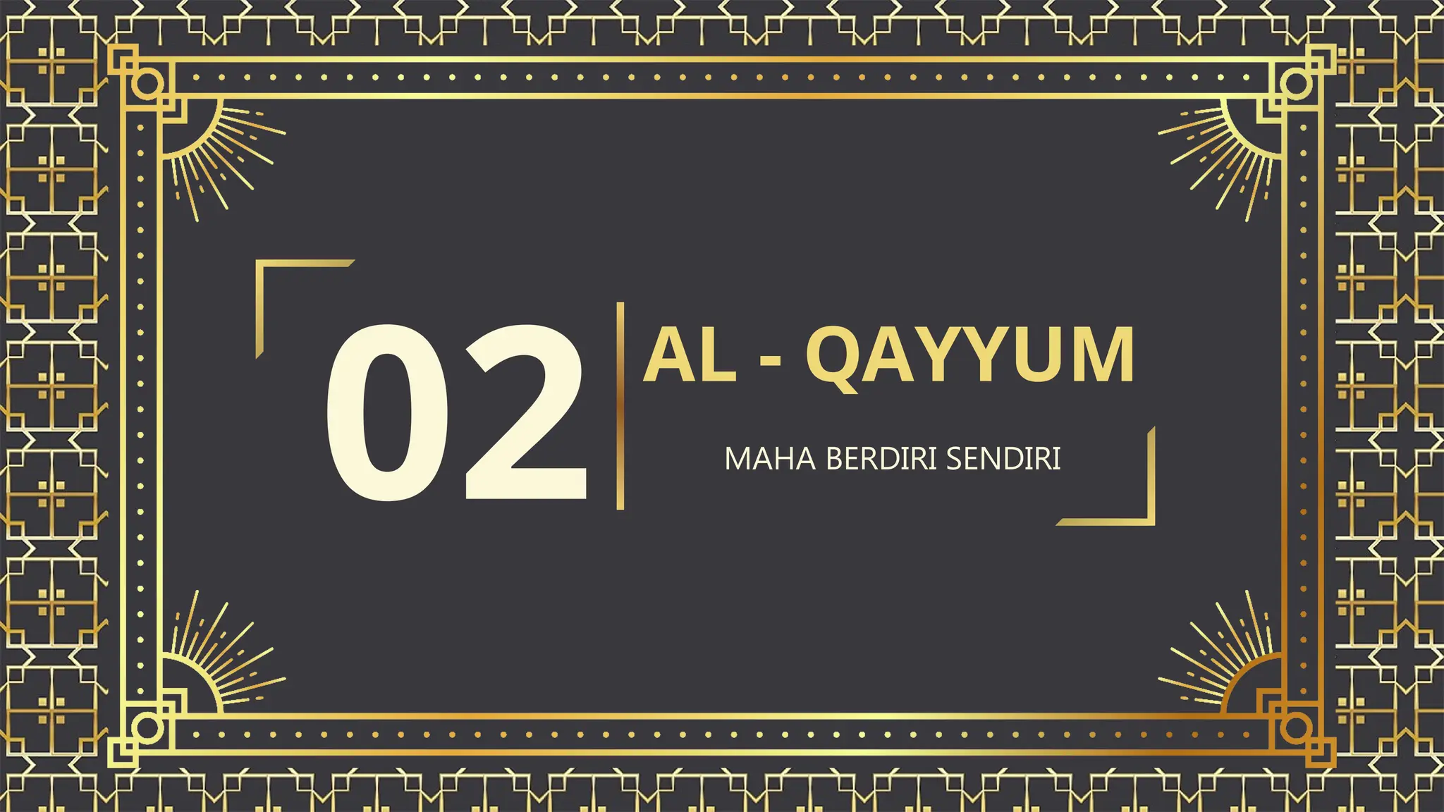 AIDB ASMAUL HUSNAAl Qawii, al qayyum, al muhyi pptx | PPTX