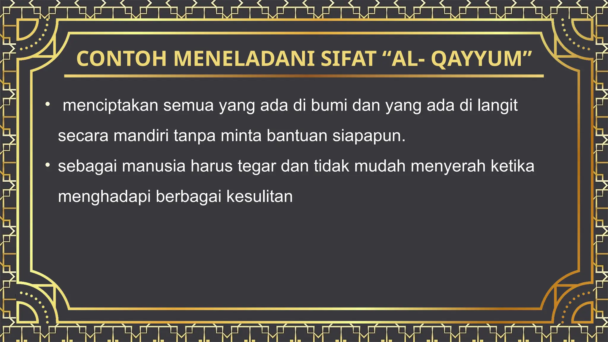AIDB ASMAUL HUSNAAl Qawii, al qayyum, al muhyi pptx | PPTX