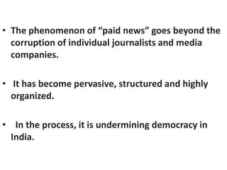 Paid news | PPTX