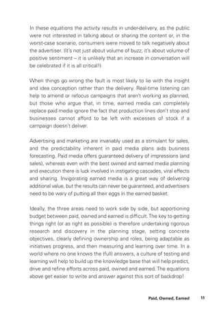 Paid Owned Earned - the book [sample editorial] by Nick Burcher | PDF ...