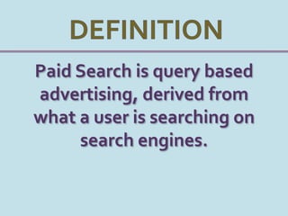 Using Paid Search in Business | PPT