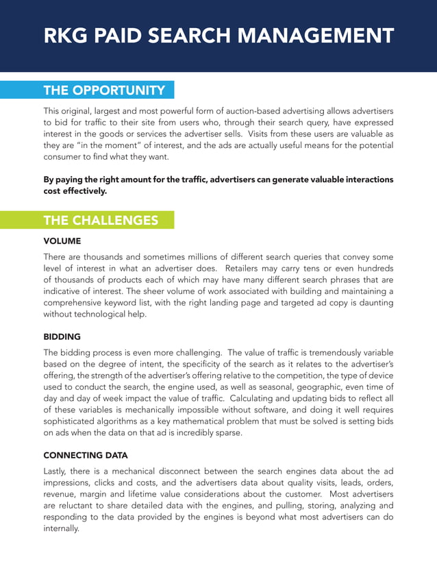 Paid search management technology | PDF | Search | Internet