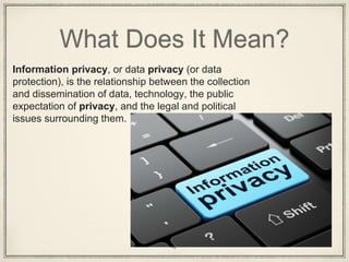 Information Privacy | PPT