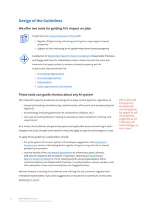 Guidelines for AI and Shared Prosperity - Tools for improving AI’s ...