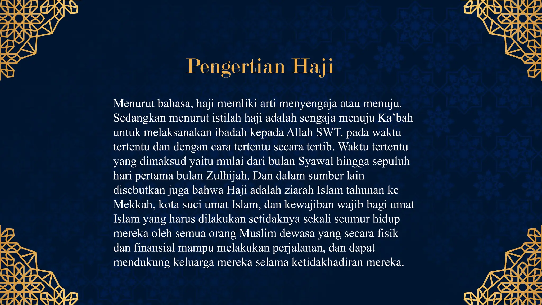 Pend. agama islam IBADAH HAJI KELompok 4.pptx