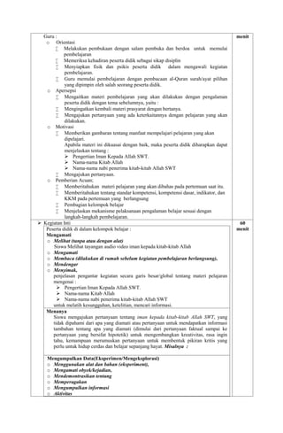 RPP Pendidikan Agama Islam & Budi Pekerti (PAI&BP) SMP Kelas VIII | PDF