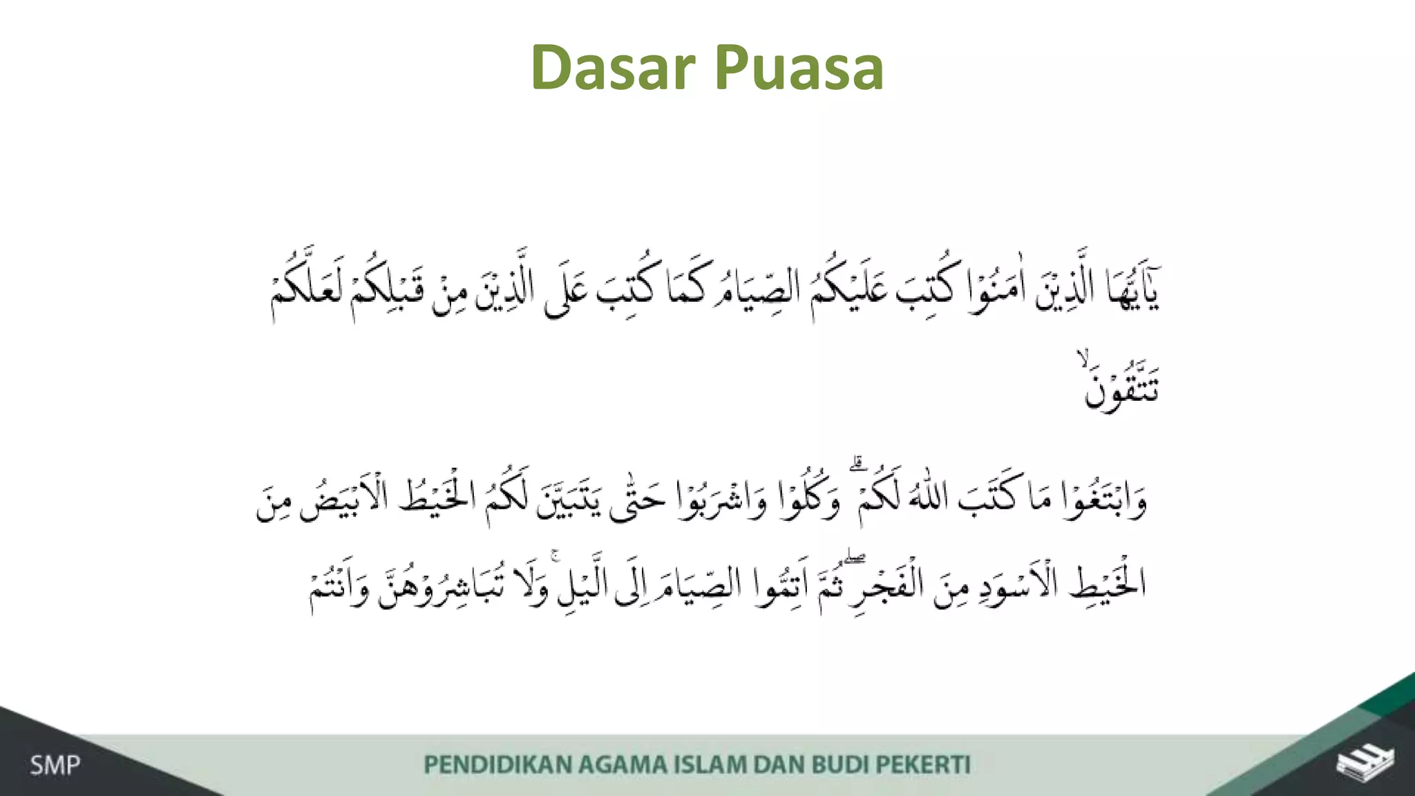 PAI Kelas 8 BAB 11 - Tata cara puasa wajib dan puasa sunnah.pptx
