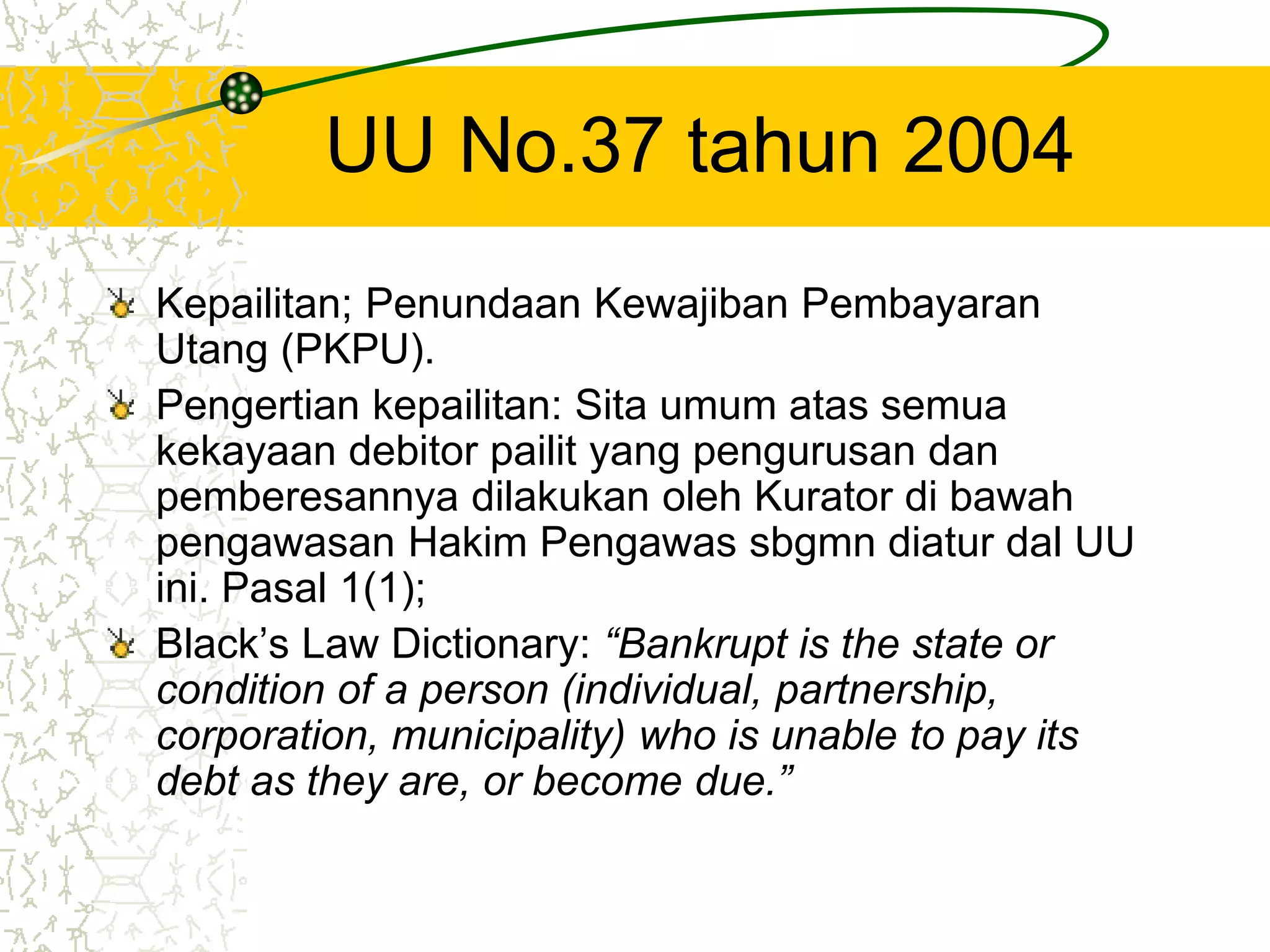 KEPAILITAN atau PAILIT | PPTX