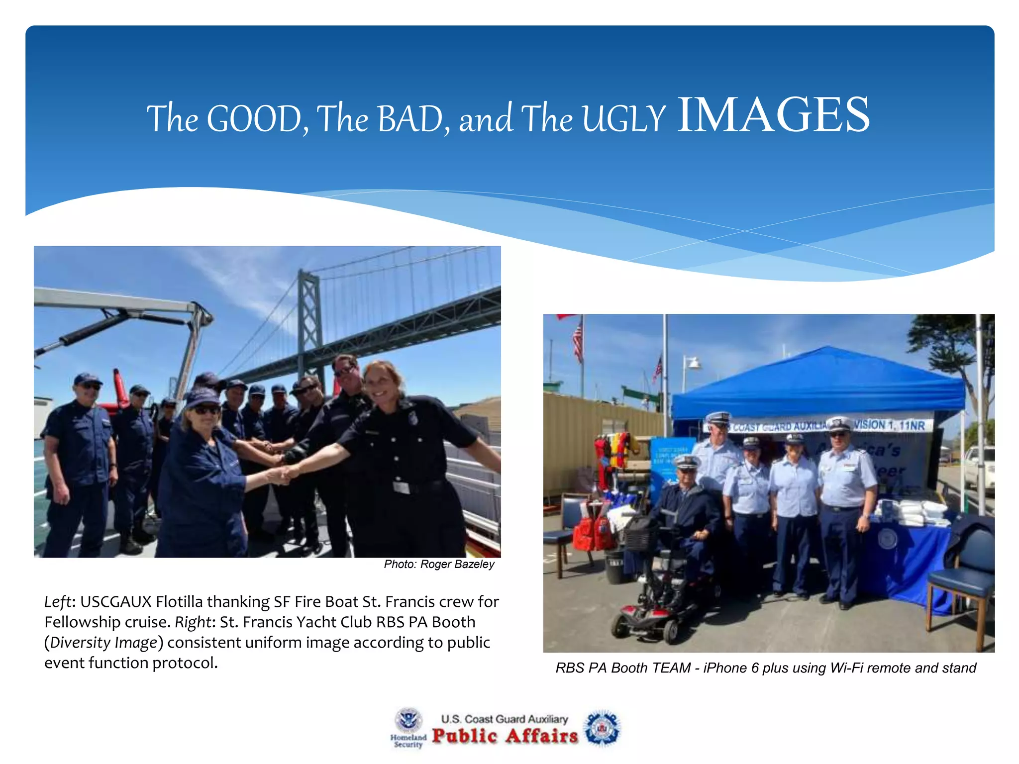 Public Affairs Impact Photography - Roger Bazeley PA1 USCGAUX REV-9c | PPT