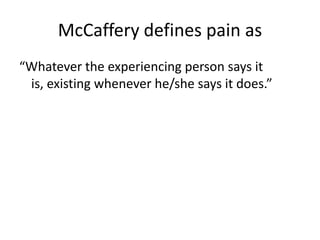 Pain | PPTX