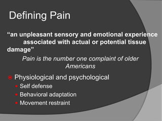 Uncovering Pain: The physiological and psychological components of pain ...