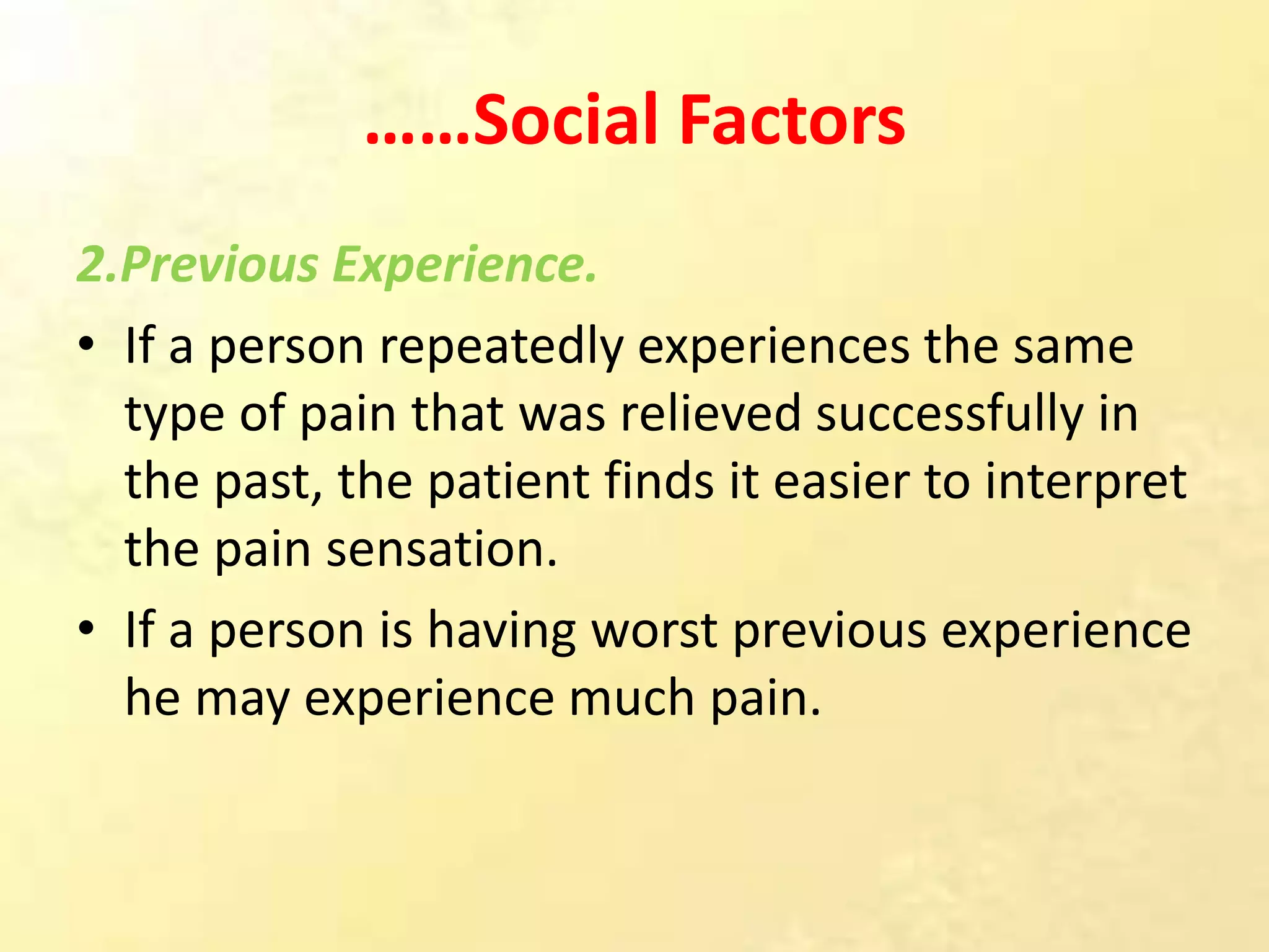 Pain- definition, nature, signs& symptoms, types, assessment ...