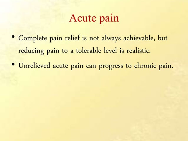 Pain- definition, nature, signs& symptoms, types, assessment ...