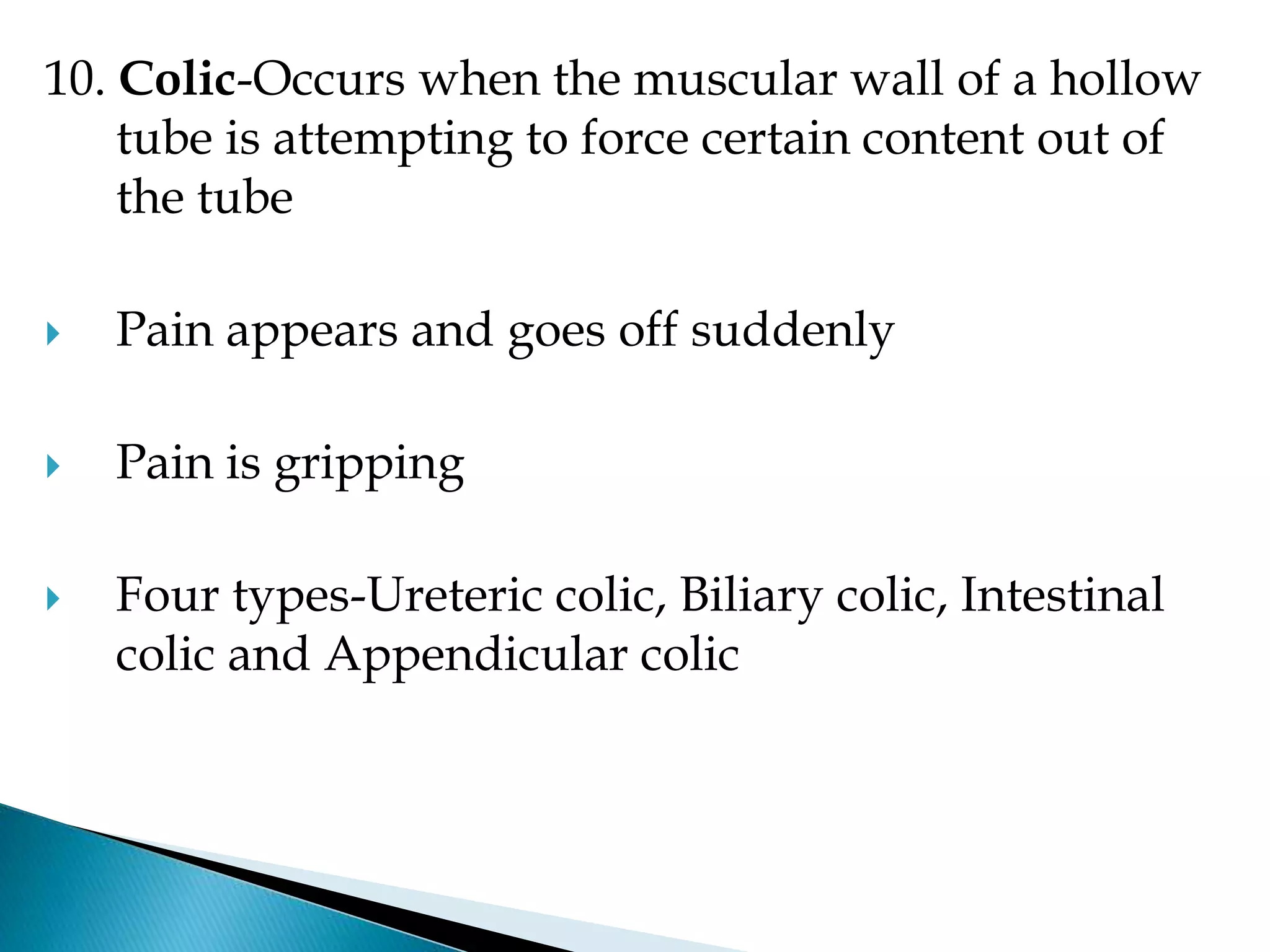 Pain | PPTX | Digestive Disorders | Diseases and Conditions