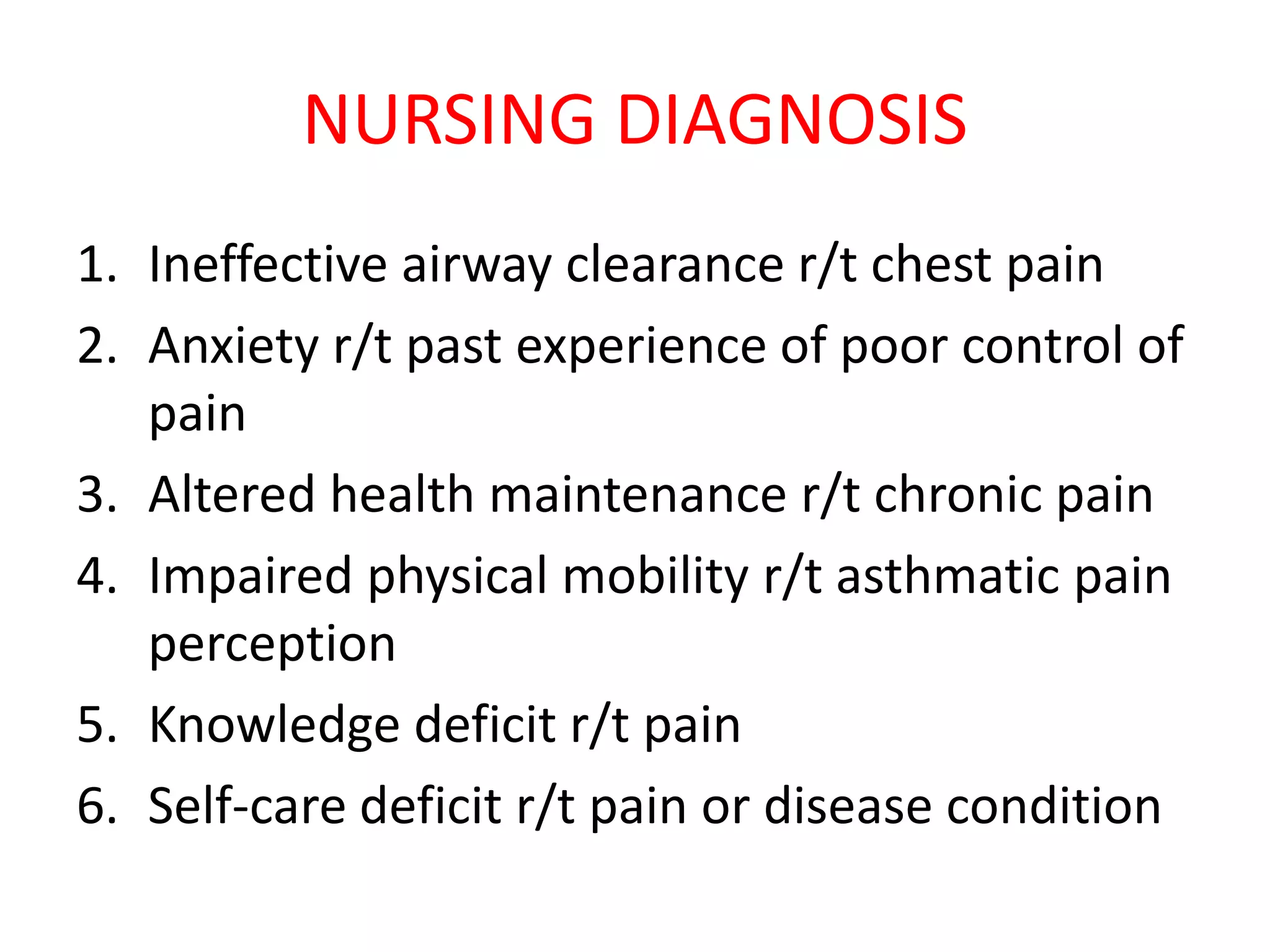 Nursing management of pain | PPTX