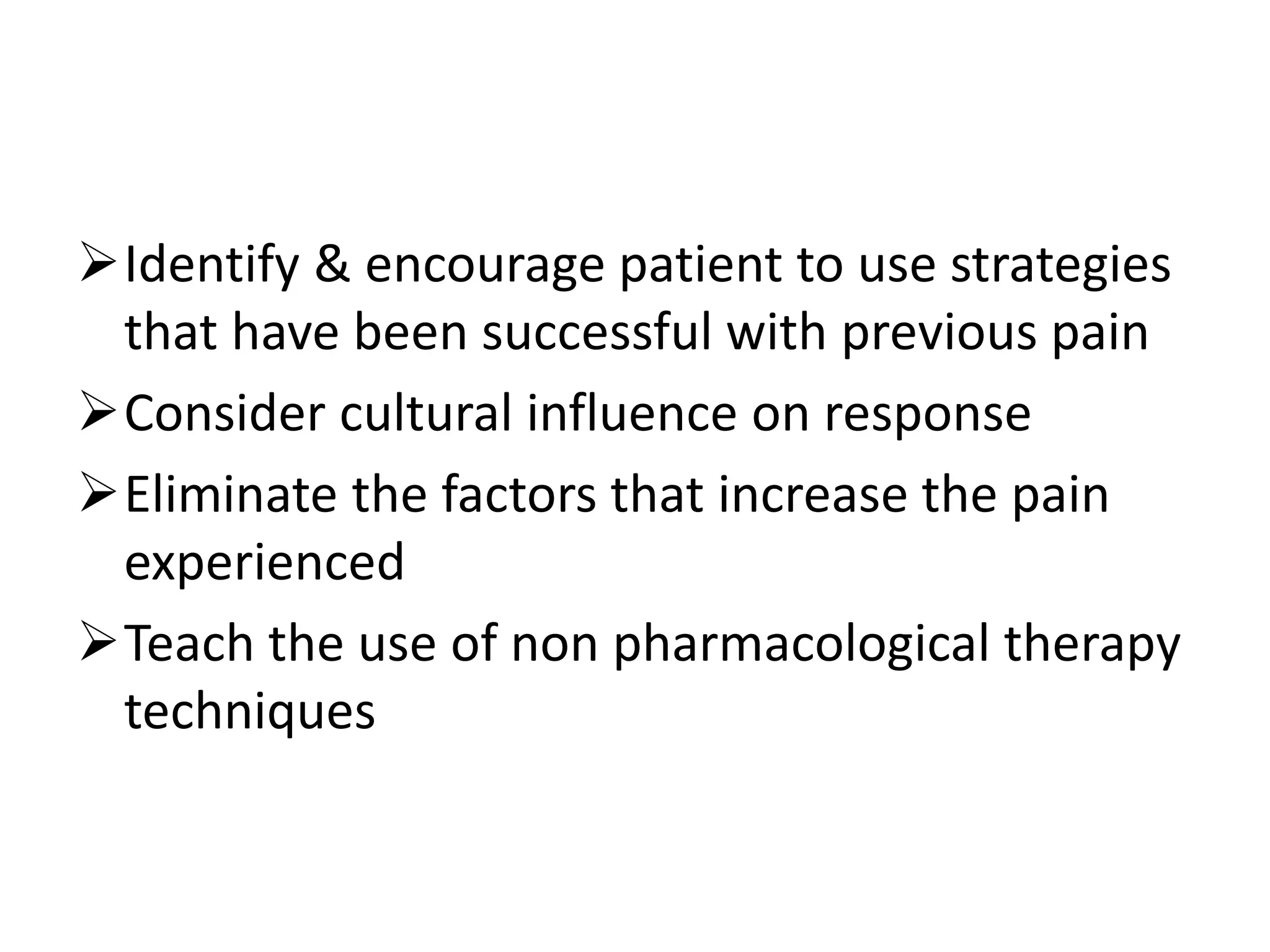Nursing management of pain | PPTX