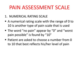 Nursing management of pain | PPTX