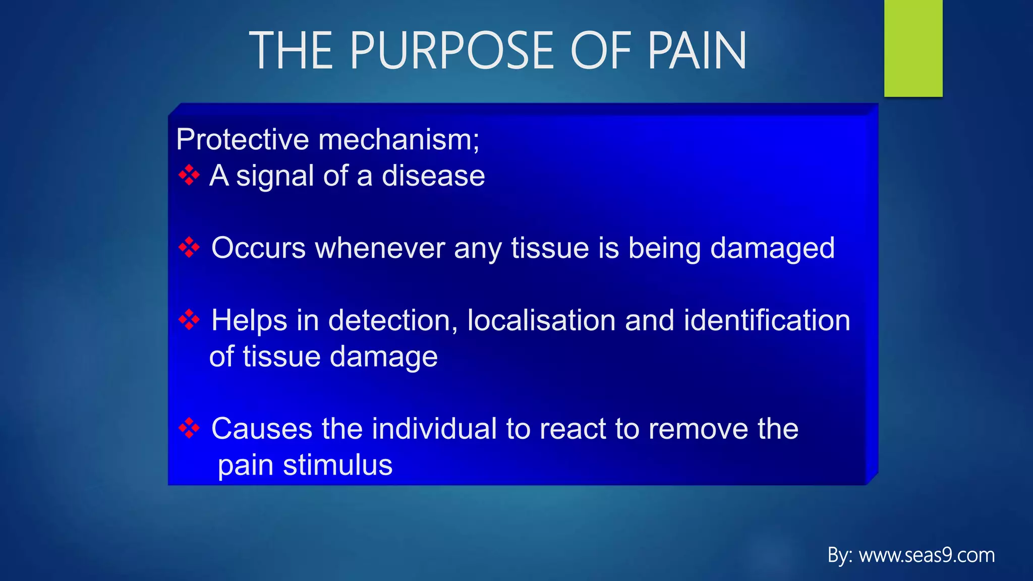 PAIN & PAIN MANAGEMENT | PPTX