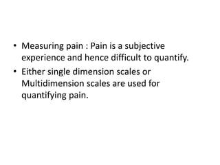 Pain therapy and clinical aspects | PPT