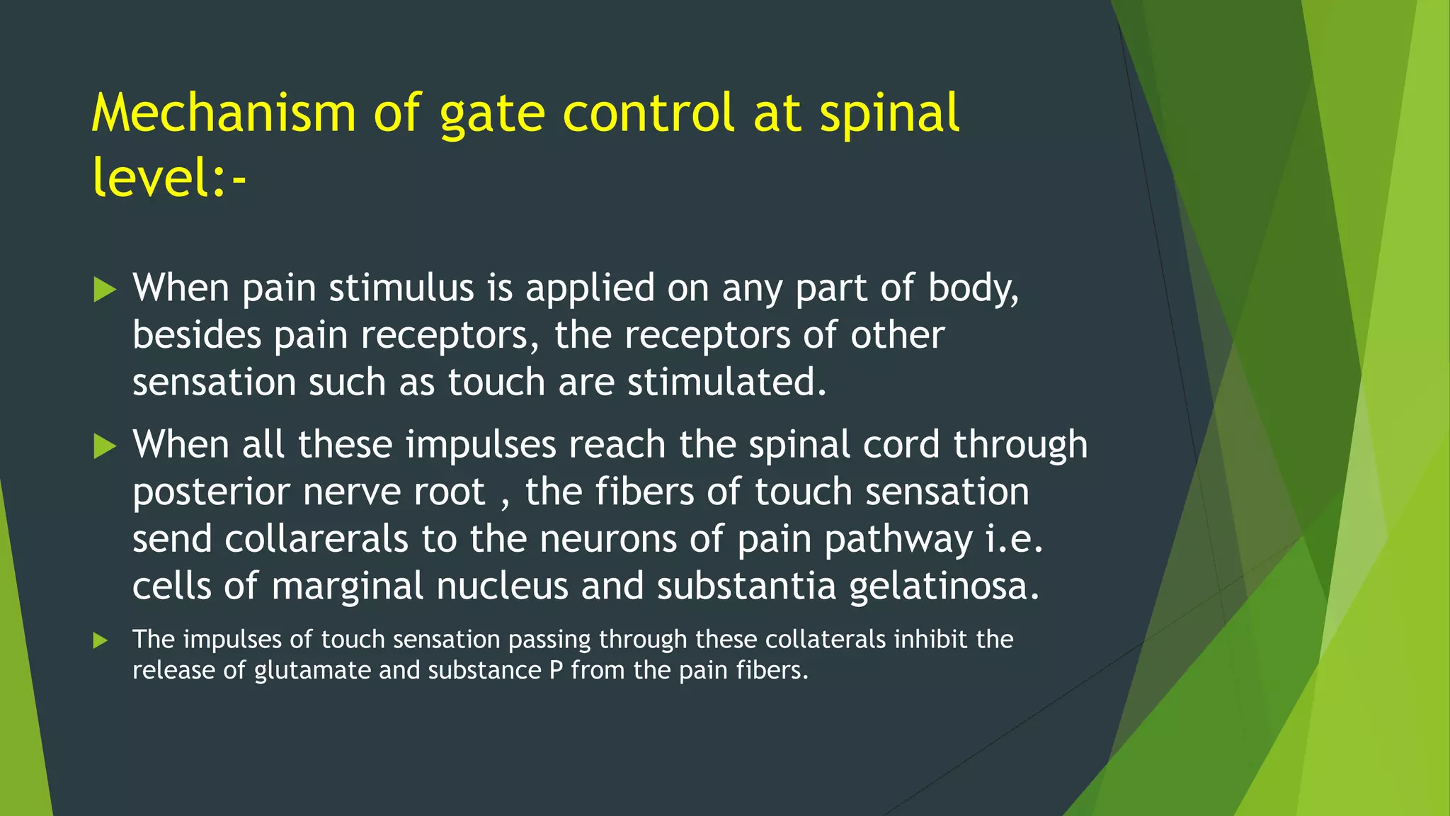 Pain definition, pathway,analgesic pathway, types of pain | PPTX