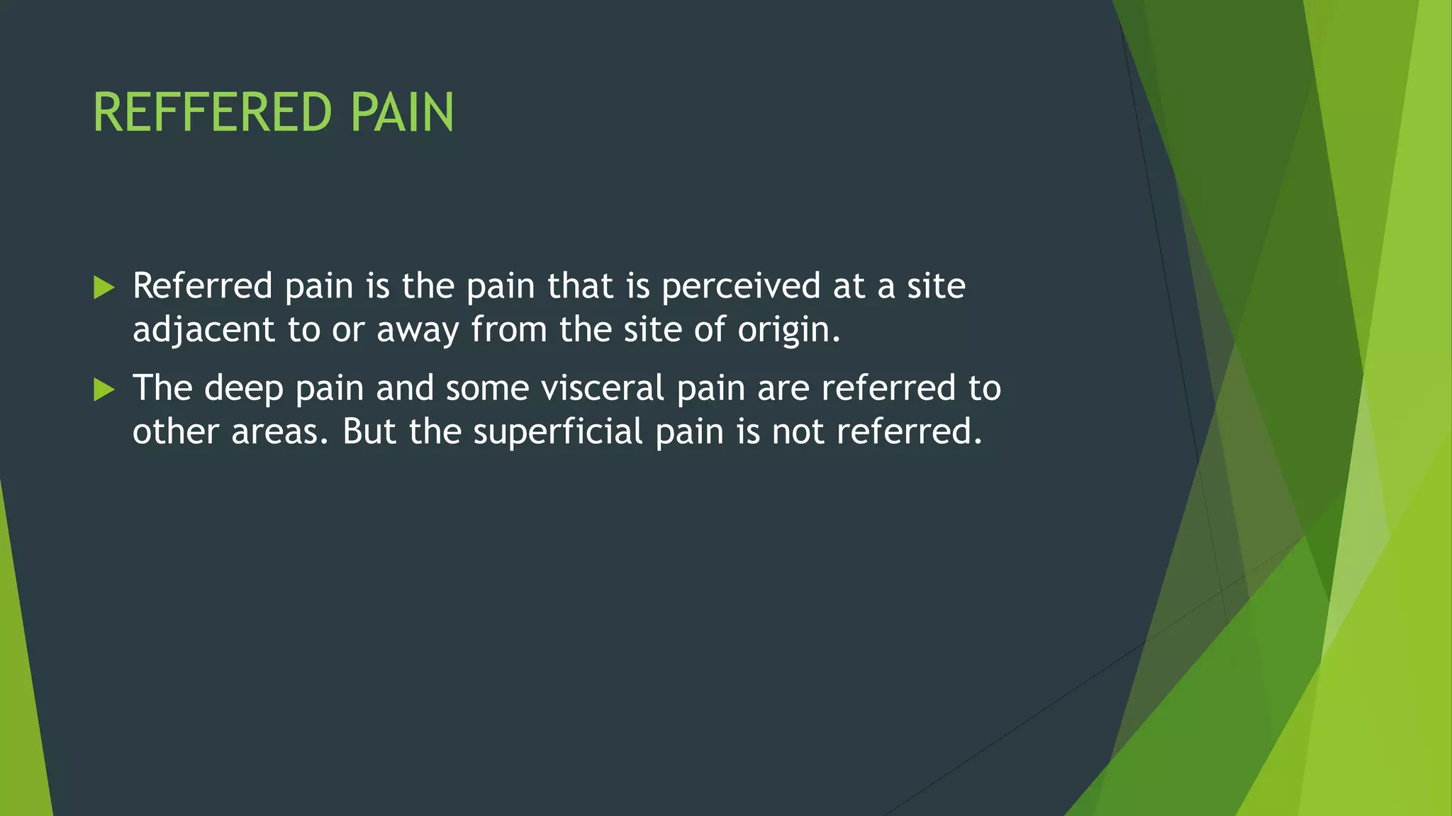 Pain definition, pathway,analgesic pathway, types of pain | PPTX