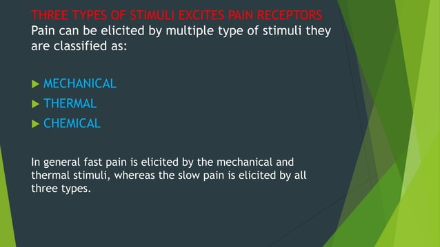 Pain definition, pathway,analgesic pathway, types of pain | PPTX